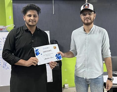 Faraz Khan On Linkedin Congratulations To Abdullah Siddiqui And Wahab Zaki For Receiving…