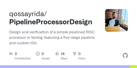 Github Qossayridapipelineprocessordesign Design And Verification Of