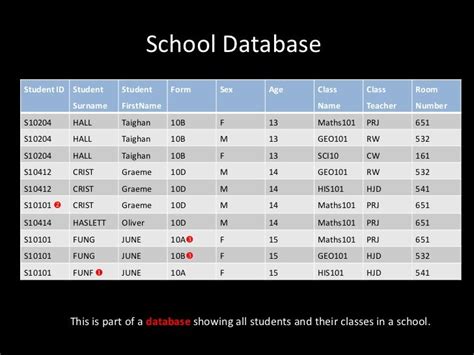 basic relational databases