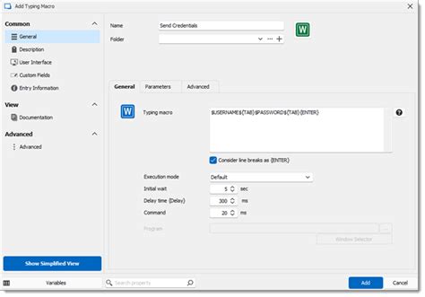 Allow Password In Variable Devolutions Documentation