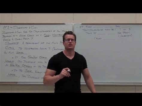 Free Video Calculus Lecture How To Find Divergence And Curl Of Vector Fields From Professor