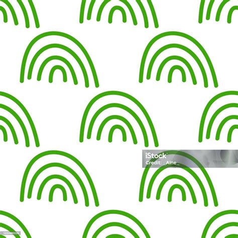 플랫 스타일 원활한 패턴의 귀여운 만화 무지개 아이 같은 지리적 및 날씨 배경입니다 포장지 섬유 무한대 카드 벡터 그림입니다 귀여운에 대한 스톡 벡터 아트 및 기타 이미지