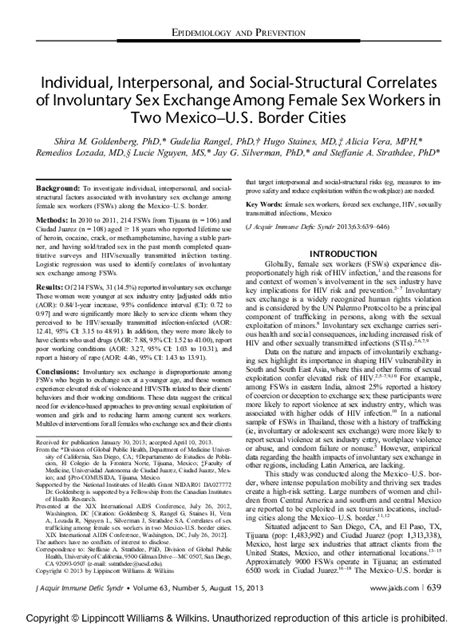 Pdf Individual Interpersonal And Social Structural Correlates Of