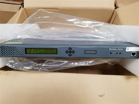 New Lantronix Slc01612n 02 16 Port Securelinx Slc16 W All Cords Seco Parts And Equipment