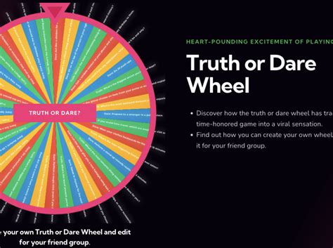 Dare Wheel Spin For Fun Laughter And 😈 Exciting Dares Pick The Wheel
