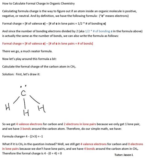 How To Calculate Formal Charge EdwardfinPatel