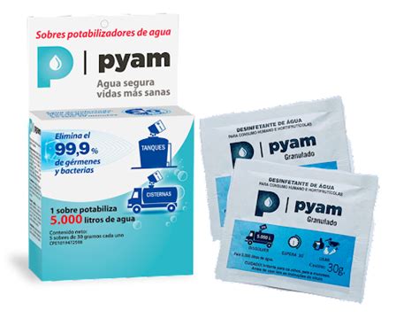Potabilizador De Agua Pyam En Sobre 5000 Lts