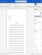 FTT Week Project PDF Pdf Word FTT Week Project Saved Home File Editor Insert