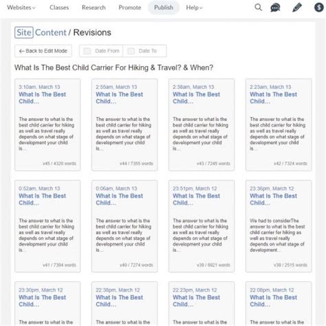 How To Restore Work In Site Content