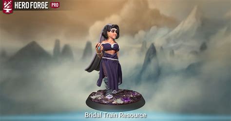 Bridal Train Resource Made With Hero Forge