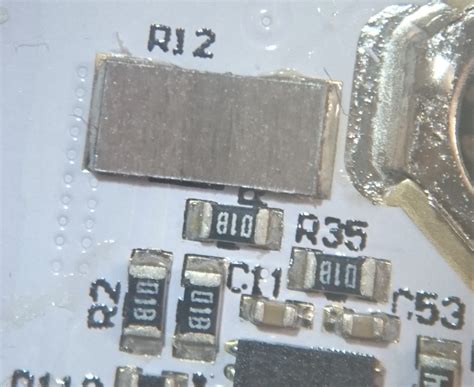 Current Measurement Nameless Metal Tile As An Smt Resistor