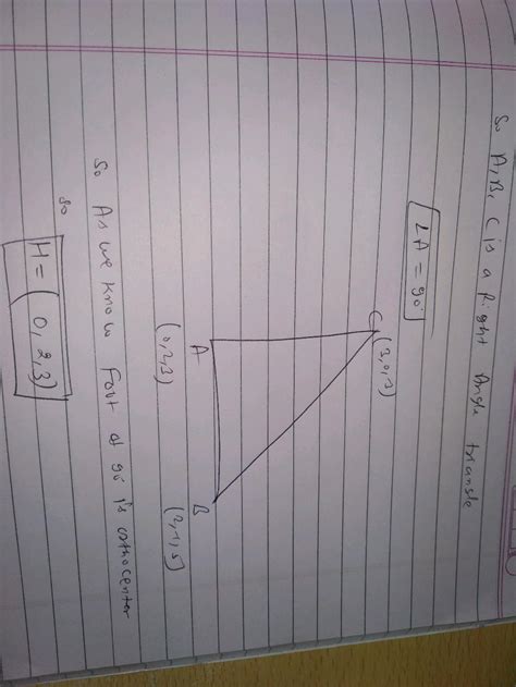 if a b c are position vectors of vertices a b c of Δ abc if r is