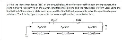 Solved Find The Input Impedance Zin Of The Circuit Below Chegg