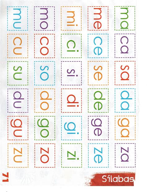 Monosilabos Para Imprimir