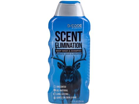 Code Blue D Code Scent Elimination Shampoo Body Wash Liquid Oz