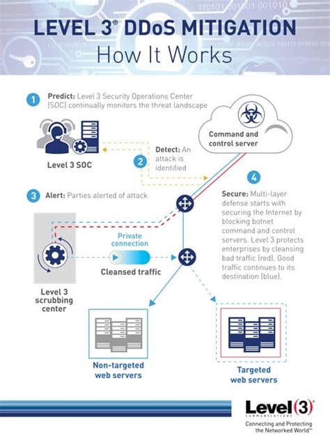 Ddos Infographic Pdf Information And Network Security Computing