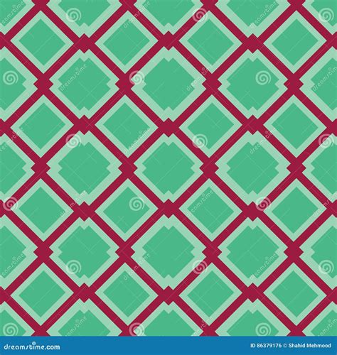 Vector Seamless Geometry Pattern Stock Vector Illustration Of Decorative Abstract 86379176