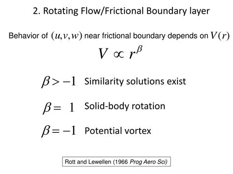 Ppt Basics Of Rotating Boundary Layer Flow Powerpoint Presentation