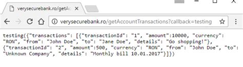 Practical Jsonp Injection Security Café