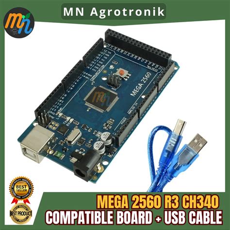jual arduino mega 2560 r3 ch340 compatible board usb cable shopee