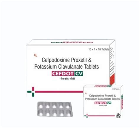Cefdot Cefpodoxime Proxetil Potassium Clavulanate Tablets At ₹ 250 Stripe In Kamptee