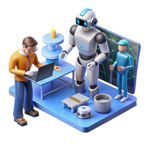 Human Robot Collaboration Future Of Automation In Manufacturing 56483030 Png