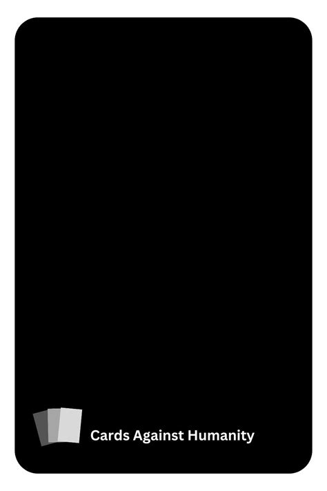 Printable Cards Against Humanity Templates [blank Ideas Filled