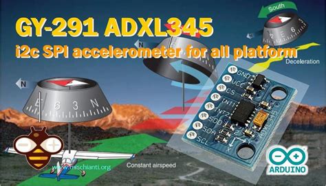 Accelerometro Gy 291 Adxl345 I2c Spi Con Interrupt Per Esp32 Esp8266