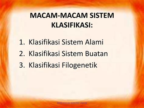 Kelompok 1a Klasifikasi Ppt