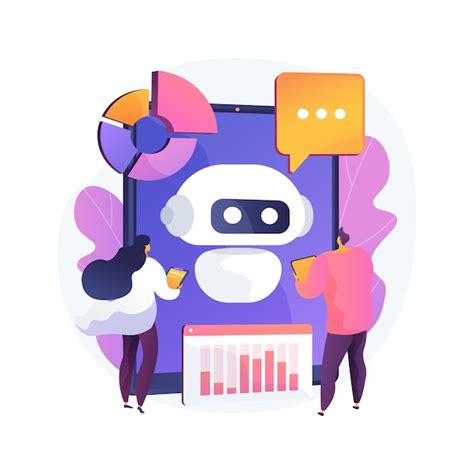 Chatbot 개발 플랫폼 추상적 인 개념 그림 무료 벡터