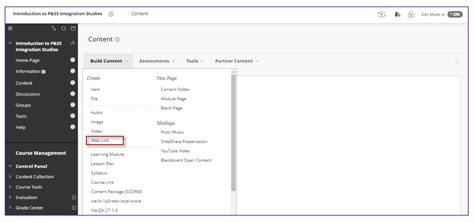 blackboard creating the assignment link watermark