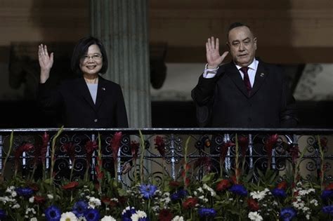 蔡英文接受瓜國贈勳 瓜地馬拉總統：台灣是主權獨立國家 Taiwan News Apr 1 2023 1712