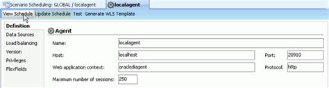 ODI11g Creating And Scheduling An ODI Scenario