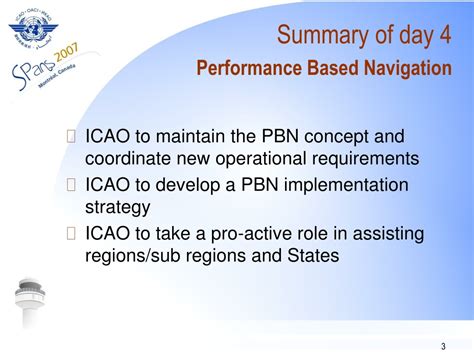 Ppt Summary Of Day 4 Performance Based Navigation Powerpoint Presentation Id 9471425