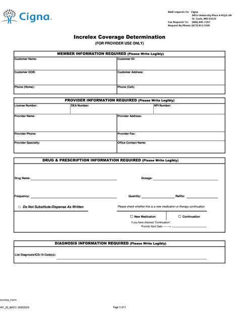 Fillable Online Coverage Determination Fax Email Print Pdffiller