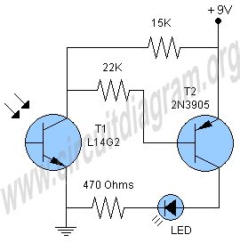 IR Detector Circuit Circuit Diagram