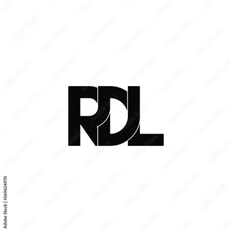 Rdl Letter Original Monogram Logo Design Stock Vector Adobe Stock