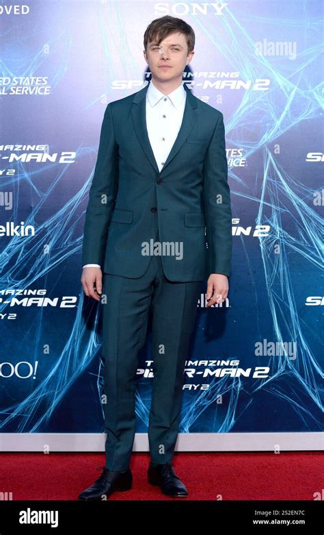 Dane Dehaan At The Premiere Of The Amazing Spider Man In New York City April Stock
