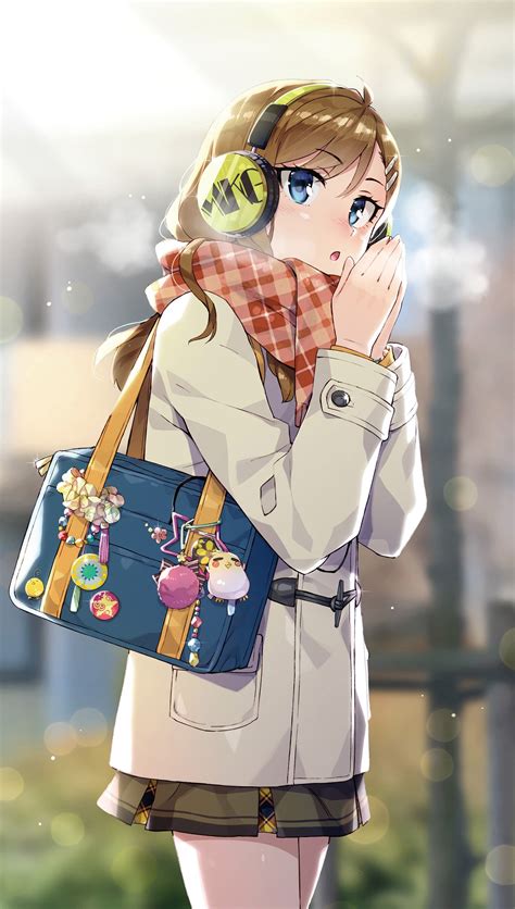 Long Hair Brunette Blue Eyes Anime Anime Girls Chuuko Demo Koi Ga