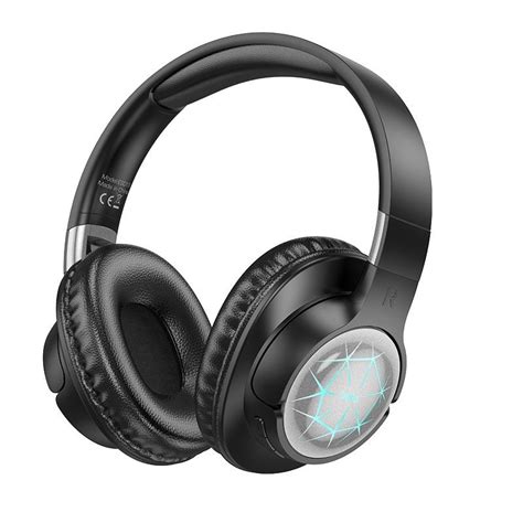 Беспроводные наушники Hoco ESD19 полноразмерные с подсветкой цвет ...