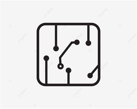 電路板線 Cpu 芯片圖標標誌圖矢量 向量 記憶 电子产品 計算向量圖案素材免費下載，png，eps和ai素材下載 Pngtree
