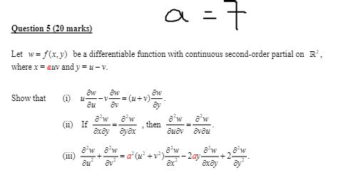 Solved Question Marks Let W F X Y Be A Chegg