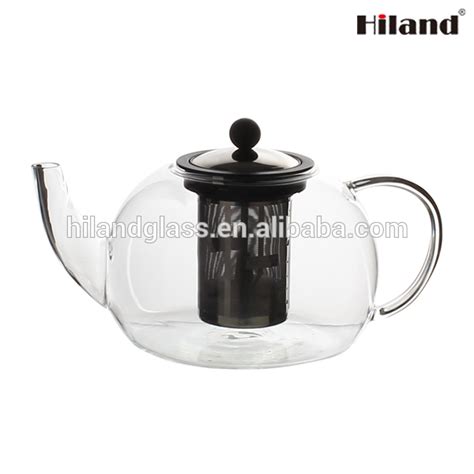 Promotional Double Wall Borosilicate Glass Teapot High Quality