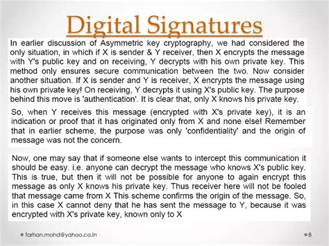 Message Digest And Digital Signature Pptx