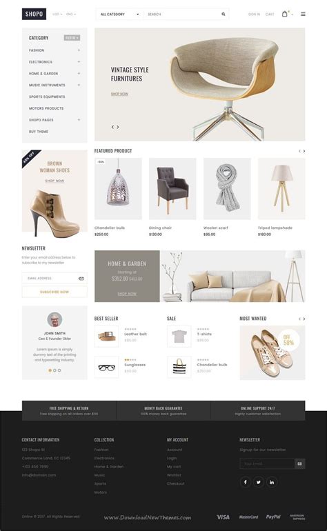 Shopo Simple And Clean Ecommerce Template Ecommerce Template Templates Ecommerce