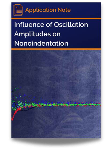 Nanoindentation Nanoindentation Oxford Instruments