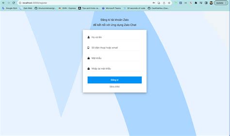 Ứng Dụng Chat Realtime Reactjs Nodejs Zalo Clone
