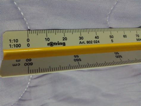 Technical Drawing Triangular Scale Ruler Hobbies And Toys Stationery And Craft Craft Supplies
