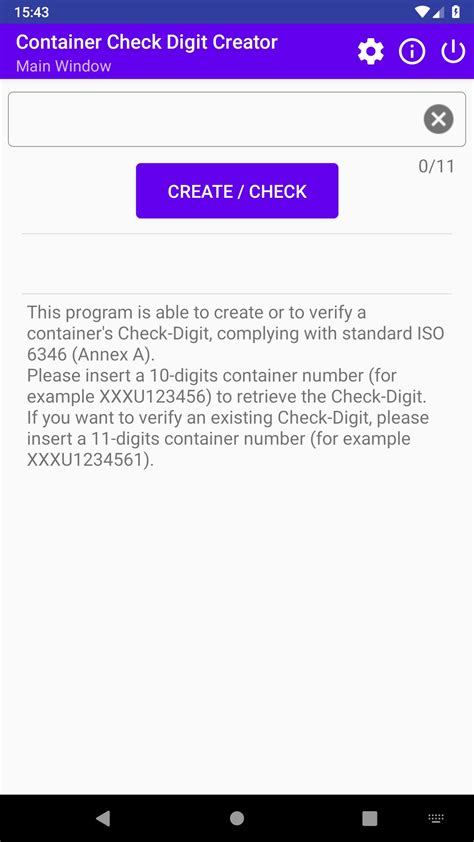 Container Check Digit Creator Apk For Android Download