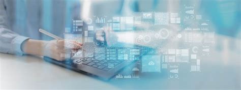 Data Analytics And Business Intelligence Dashboard Concept Stock Image Image Of Making